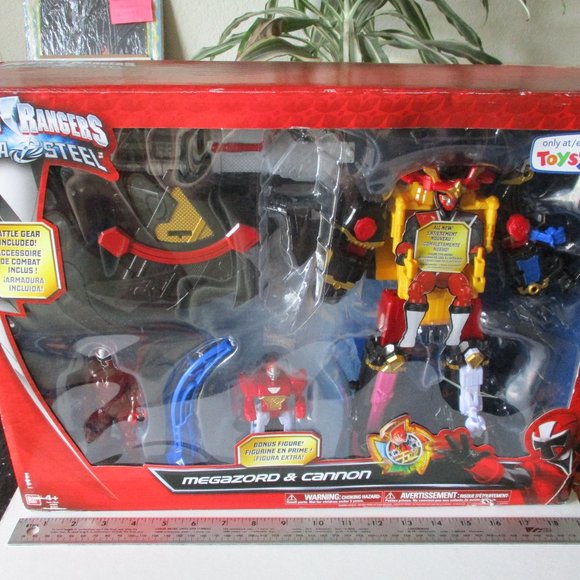 Bandai Power Rangers | Toys | Power Rangers Ninja Steel Megazord Cannon ...